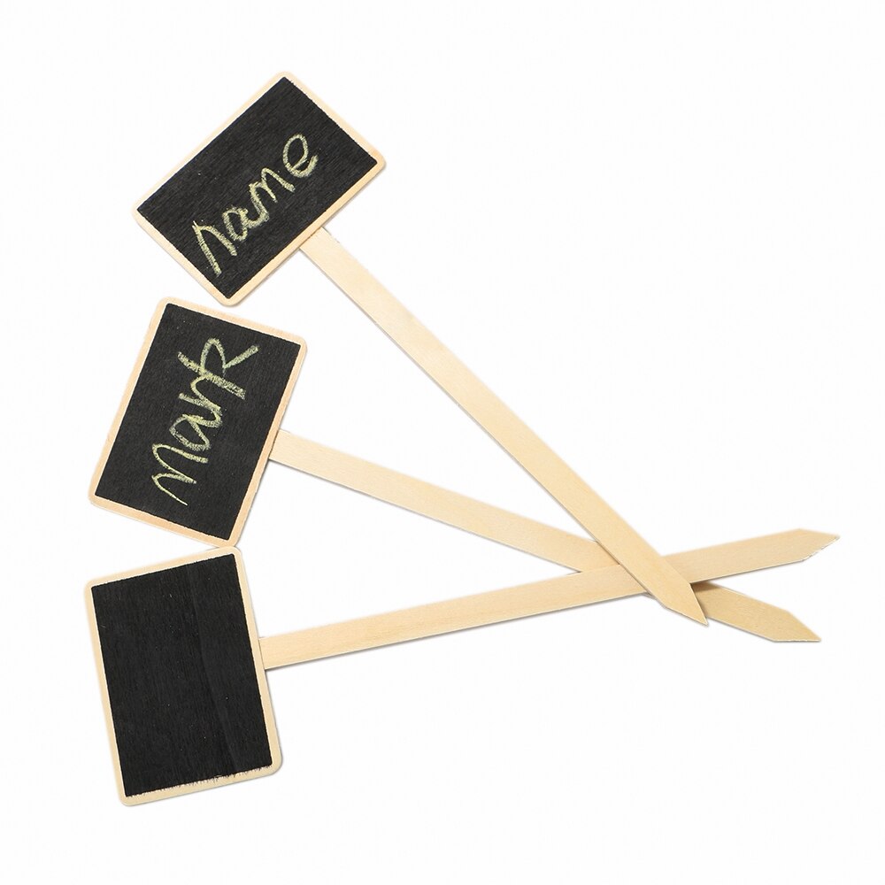 Classic Mini Retro Wooden Blackboard Price Tag Mes... – Vicedeal