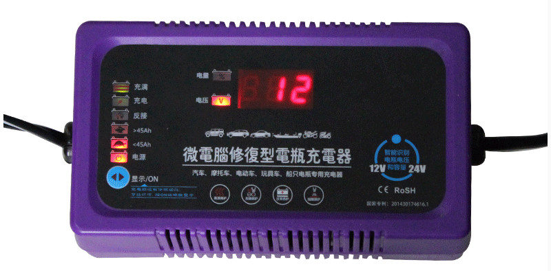 Full Automatic Car Battery Charger Battery Charge Vicedeal