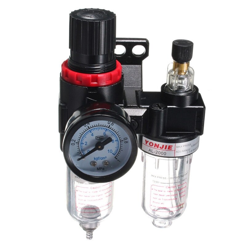 G1/4" In line Air Compressor Filter Regulator Gaug... – Vicedeal