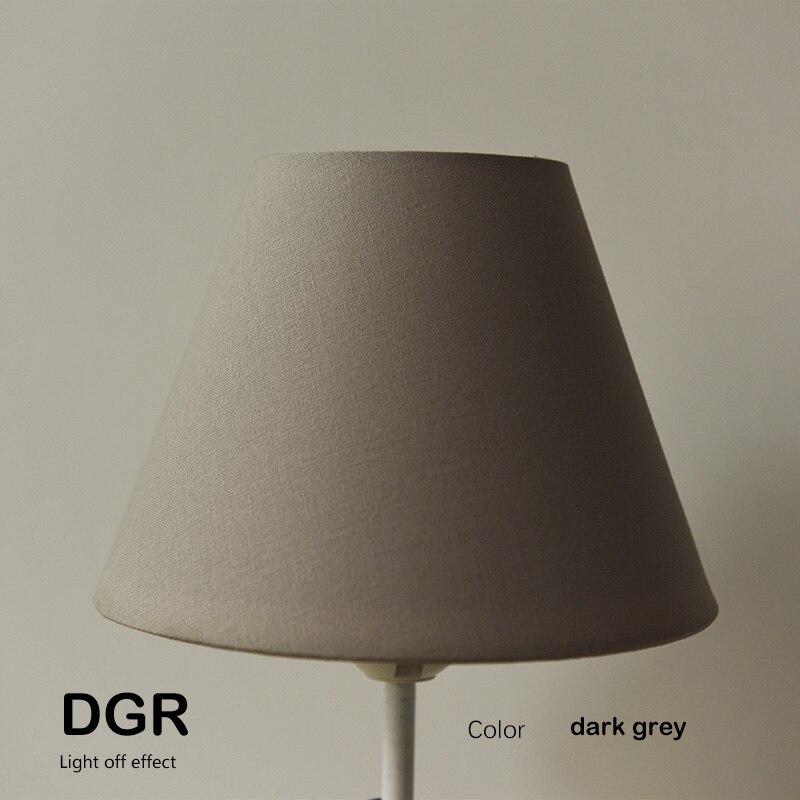 Lamp shade for table Solid color Non-pattern Texti... – Grandado
