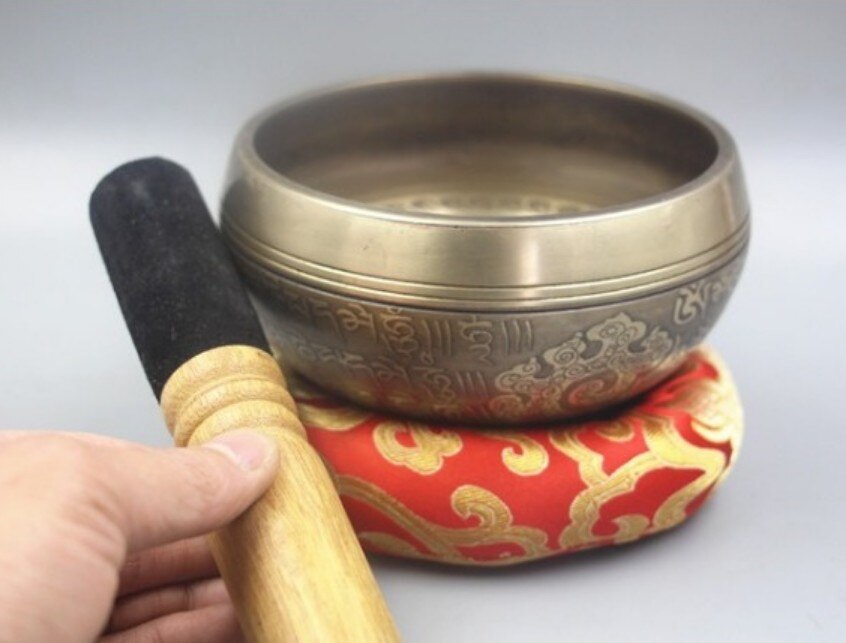 Ode Buddhist Sound Bowl Nepal Handmade Brass Singi... – Vicedeal