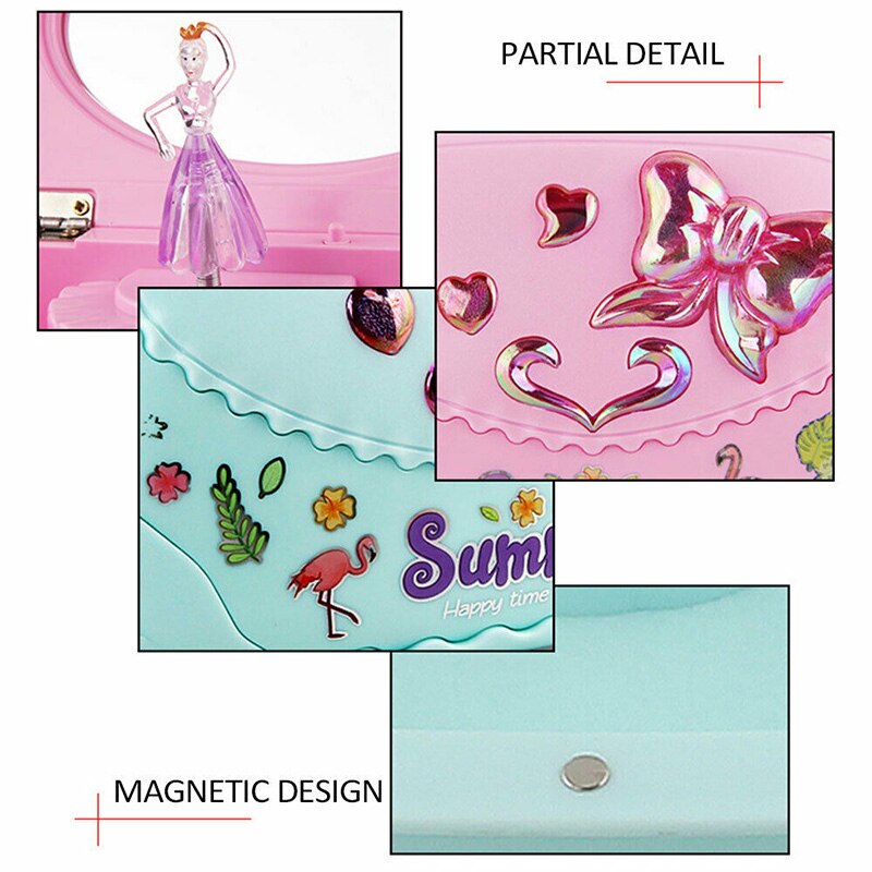 Ballet Girls Dance Music Jewellery Box for Girls M... – Grandado