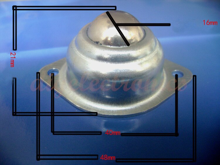 2pcs Steel Ball Wheel Flange Mounted Ball Transfer... – Grandado