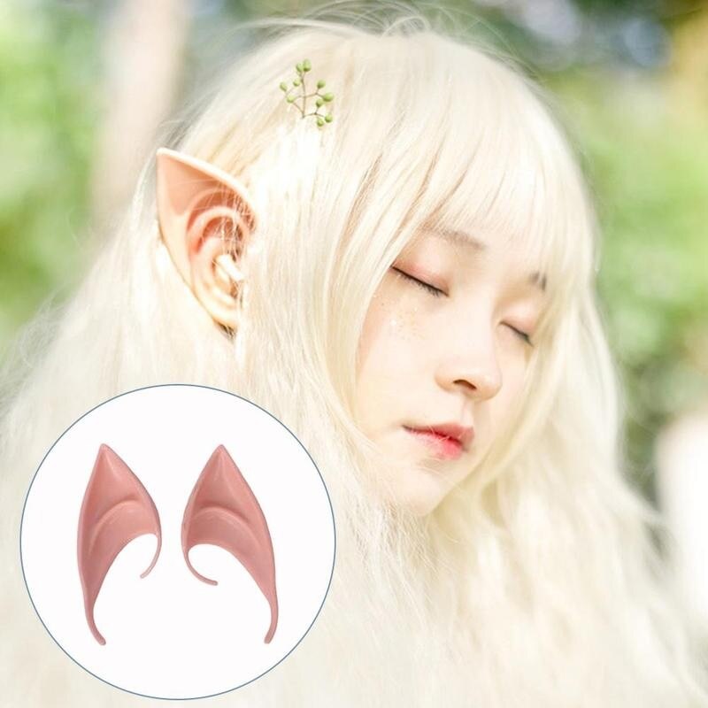 1 Set Elf Ears False Ears Soft Harmless Cosplay Ha... – Vicedeal
