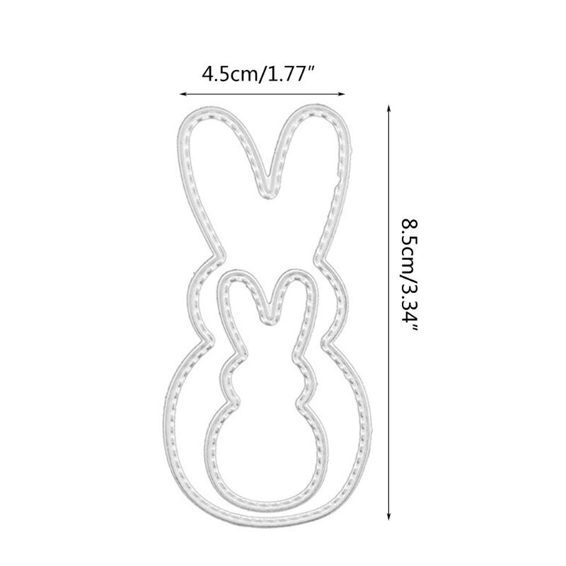 Easter Rabbit Mother and Child Metal Cutting Dies ... – Grandado
