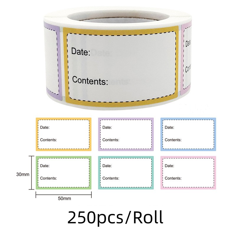 250Pcs/Roll Keuken Datum Papierrol Label Waterdich... – Vicedeal