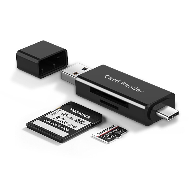 Kaartlezer USB3.0 Type C Naar Sd Micro Sd Tf Adapt... – Grandado