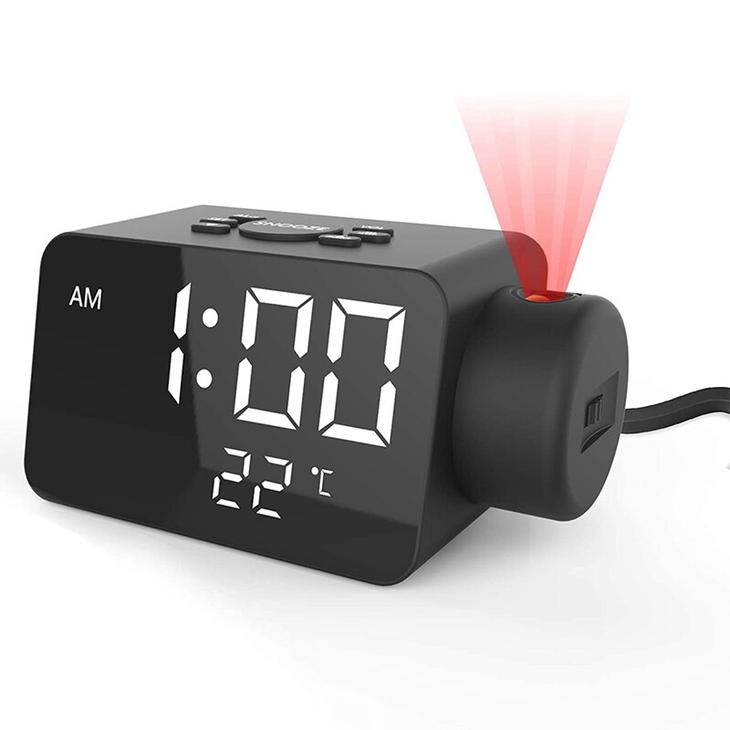 ! Projectie Digitale Wekker, Dual Wekker Met Usb C... – Grandado