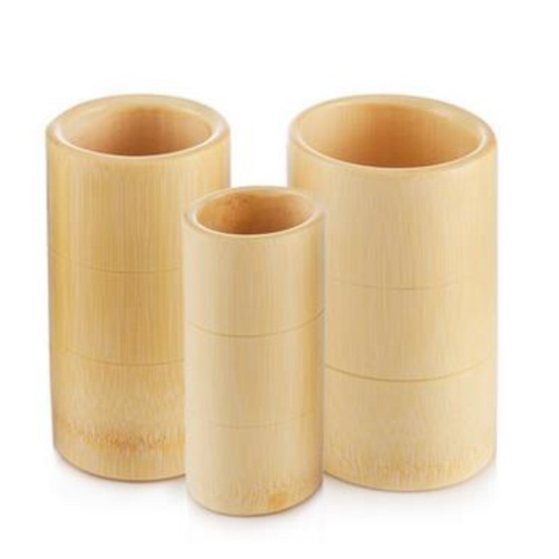 Bambu cupping instrumento grande natural latas de ... – Grandado