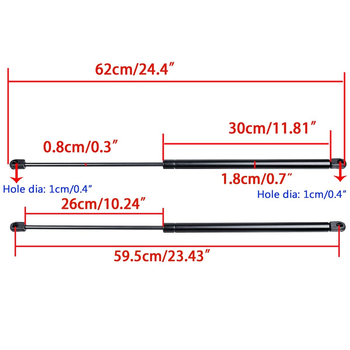 2pcs 60cm Car Struts Bars Front Bonnet Hood Rear T... – Grandado