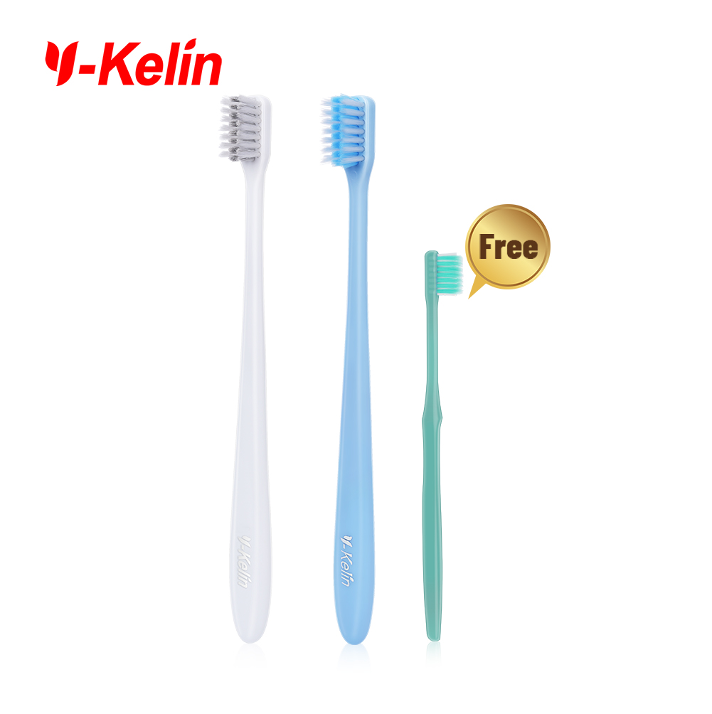 Y-Kelin V-Shaped Bass Brushing Toothbrush V-Trim S... – Grandado