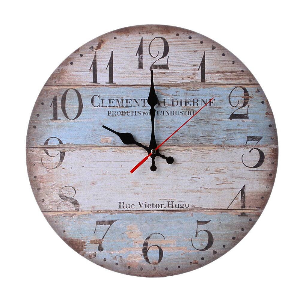 30CM Retro European Wall Clocks Round Bedroom Livi... – Grandado