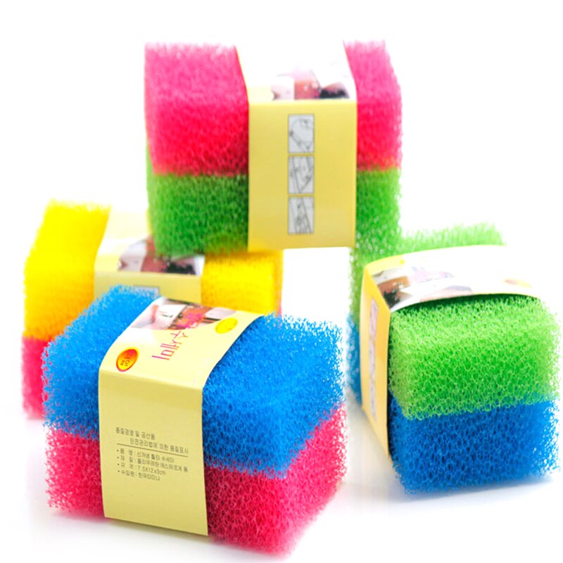 2/4PCS High Density Sponge Kitchen Cleaning Tools ... – Vicedeal