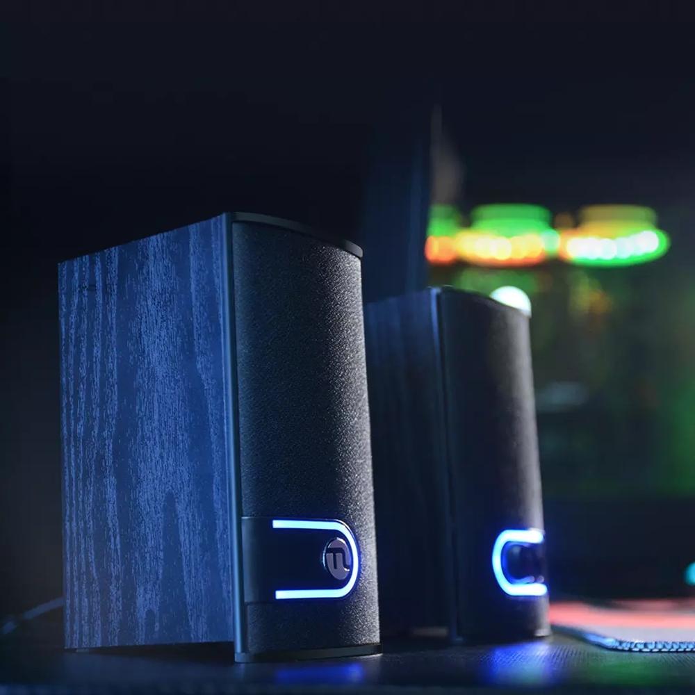 Usb-Aangedreven Houten Luidsprekers Computer Speak... – Vicedeal