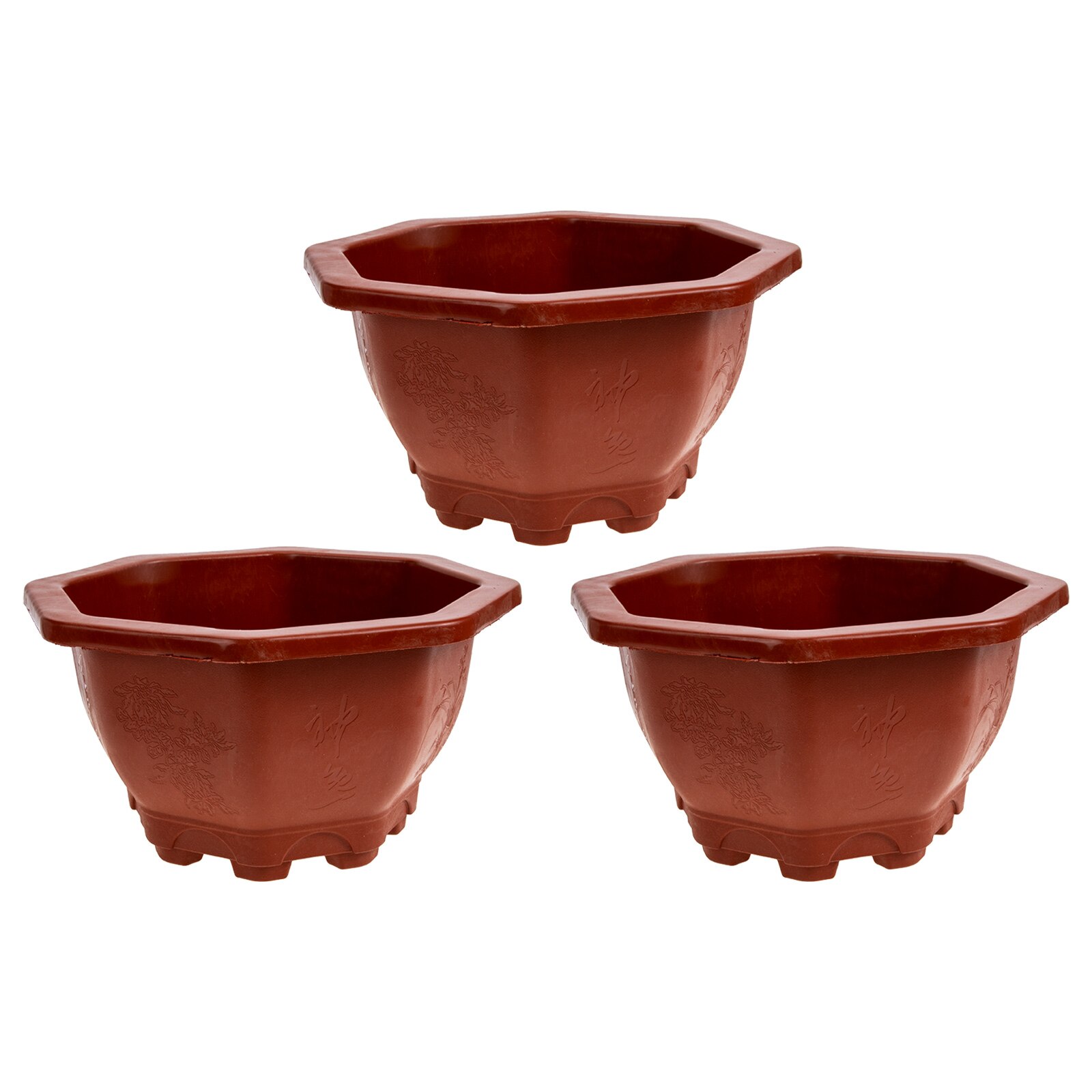 3Pcs Plastic Bloempotten Planten Bloem Container B... – Vicedeal