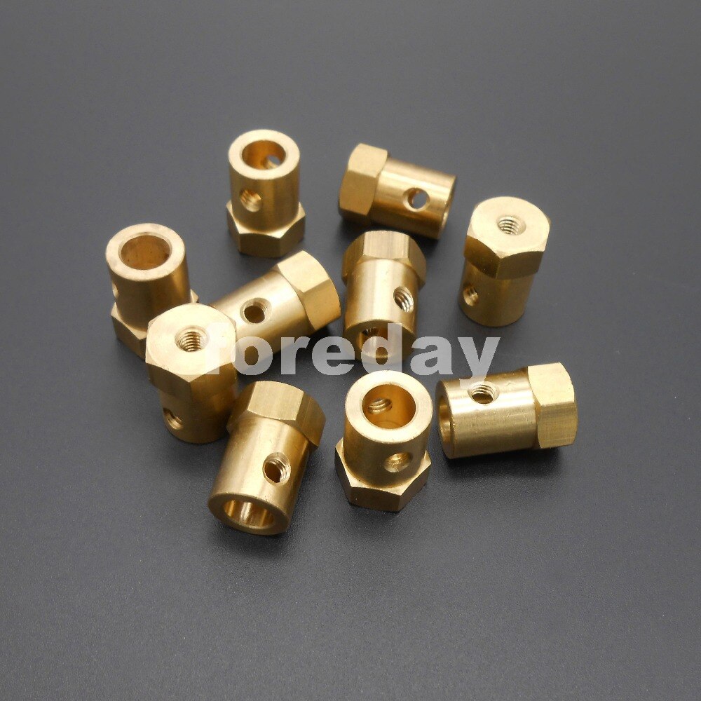 5PCS 7MM Wheel Shaft Motor Hexagonal HEX Coupling ... – Grandado
