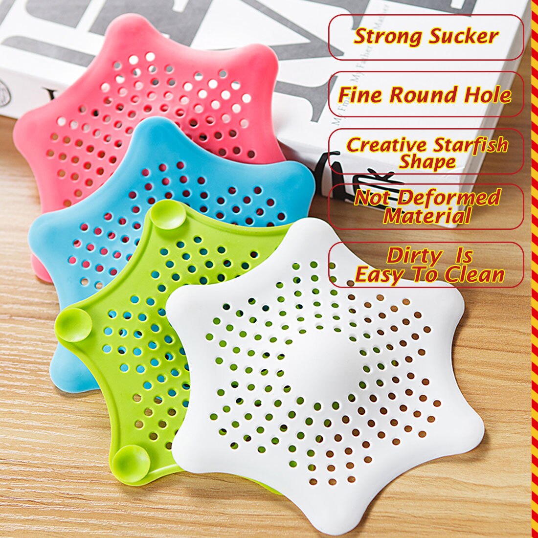 Kitchen Silicone Sink Filter Sewer Drain Hair Bath... – Grandado