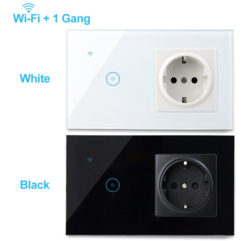 Wifi Smart Led Light Switch Met Eu Socket 220V 1 2... – Grandado