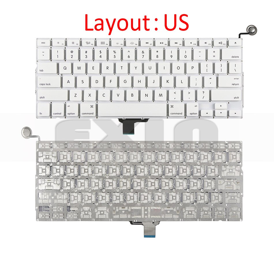 A1342 Keyboard US USA English UK French Russian Ke... – Grandado