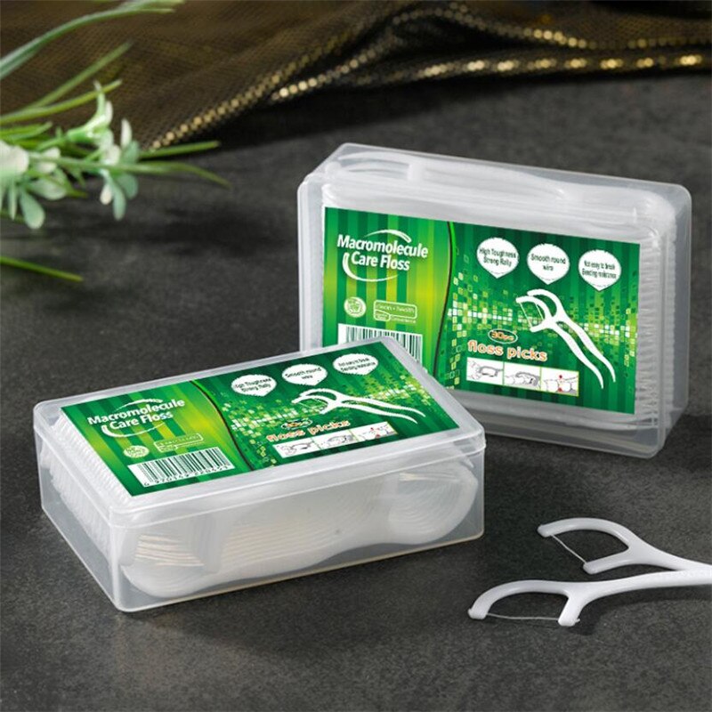 50 Stuks Dental Floss Bleken Picks Tanden Tandenst... – Vicedeal