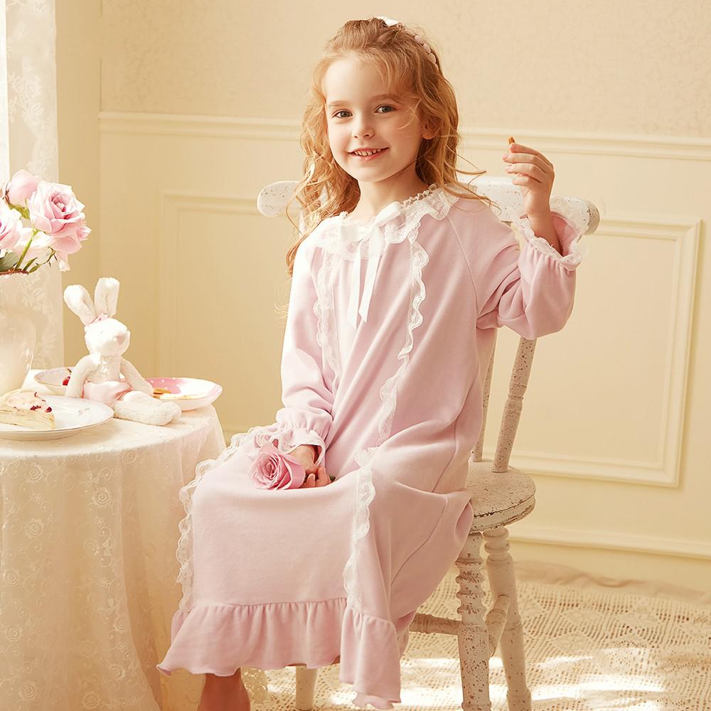 Soft Flannel Bathrobe For Baby Girls Autumn Winter... – Grandado