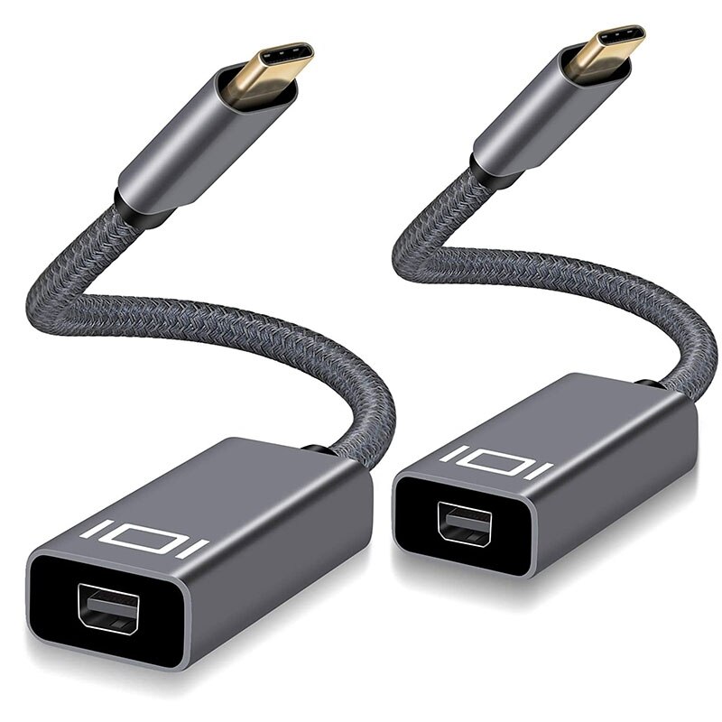 2 x USB C/ Type-C TO Mini DisplayPort Adapter Ultr... – Grandado