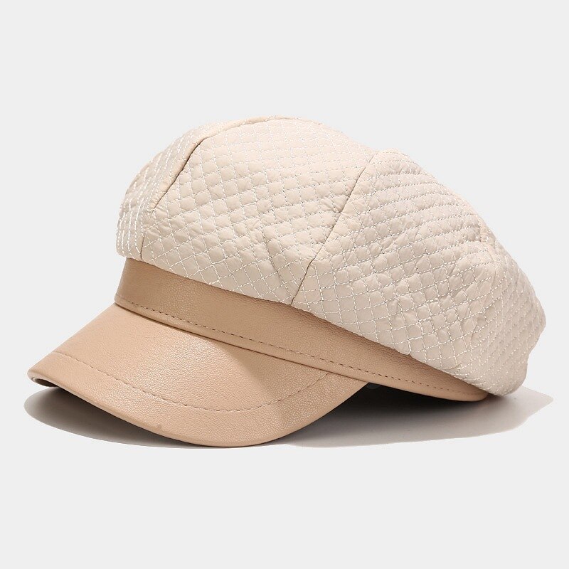 Autumn Women casual navy hats Thick warm beret cap... – Vicedeal