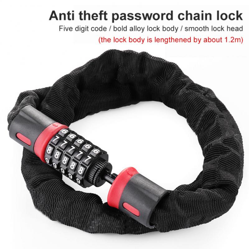 Bicycle Password Locks Mountain Bike Portable Lock... – Grandado