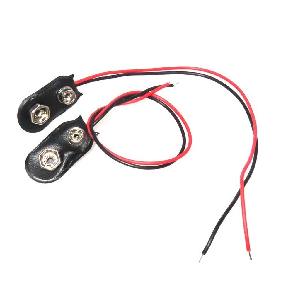 10 Stks/partij 9V Batterij Connector Snap Dc Clip ... – Grandado