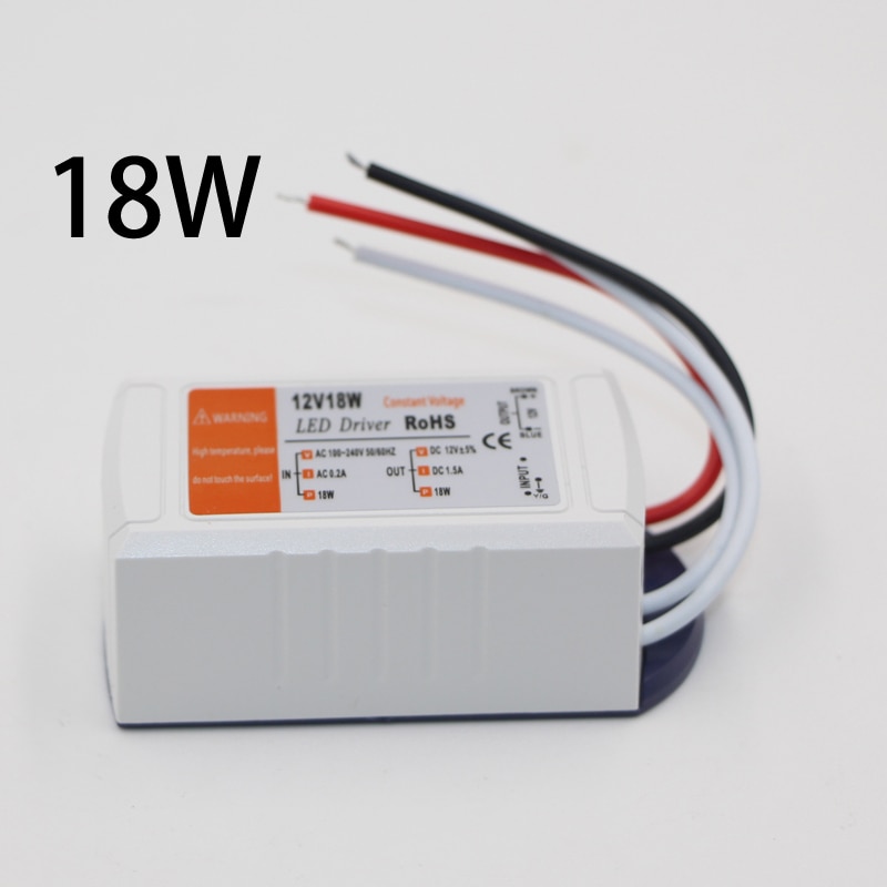 AC DC power Adapter 12V to 110V 220V 18W 28W 72W 1... – Grandado