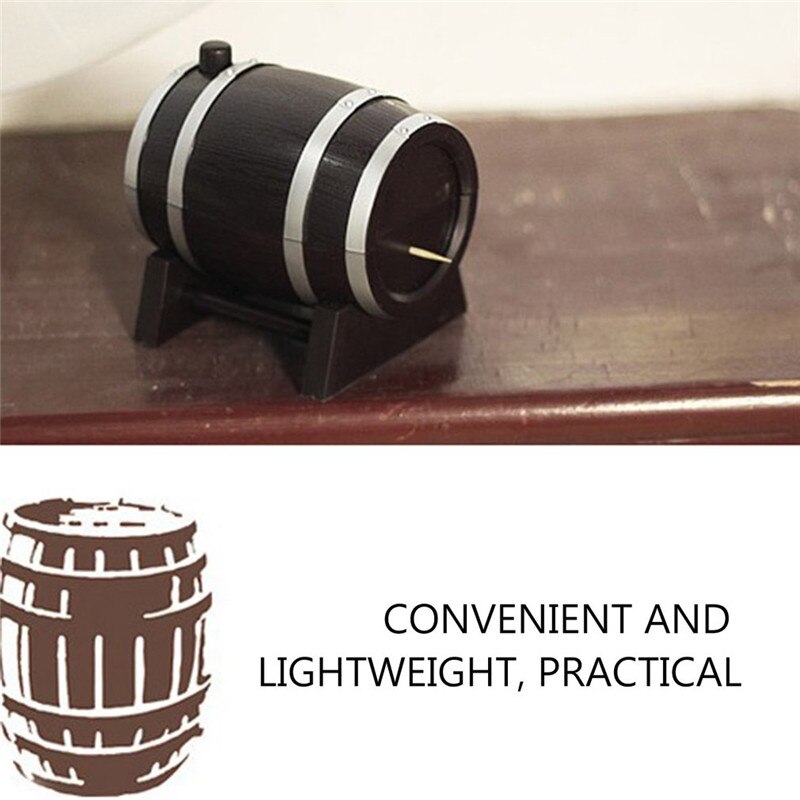 Automatic Wine Barrel Toothpick Holder Hand Pressi... – Vicedeal