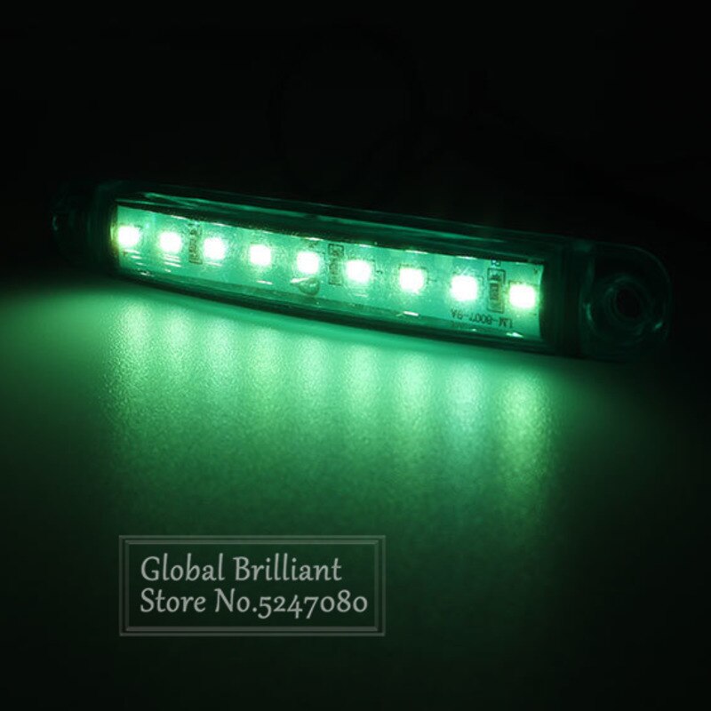 2x Green 9LED Bus Truck Trailer Truck 24V LED Ligh... – Vicedeal