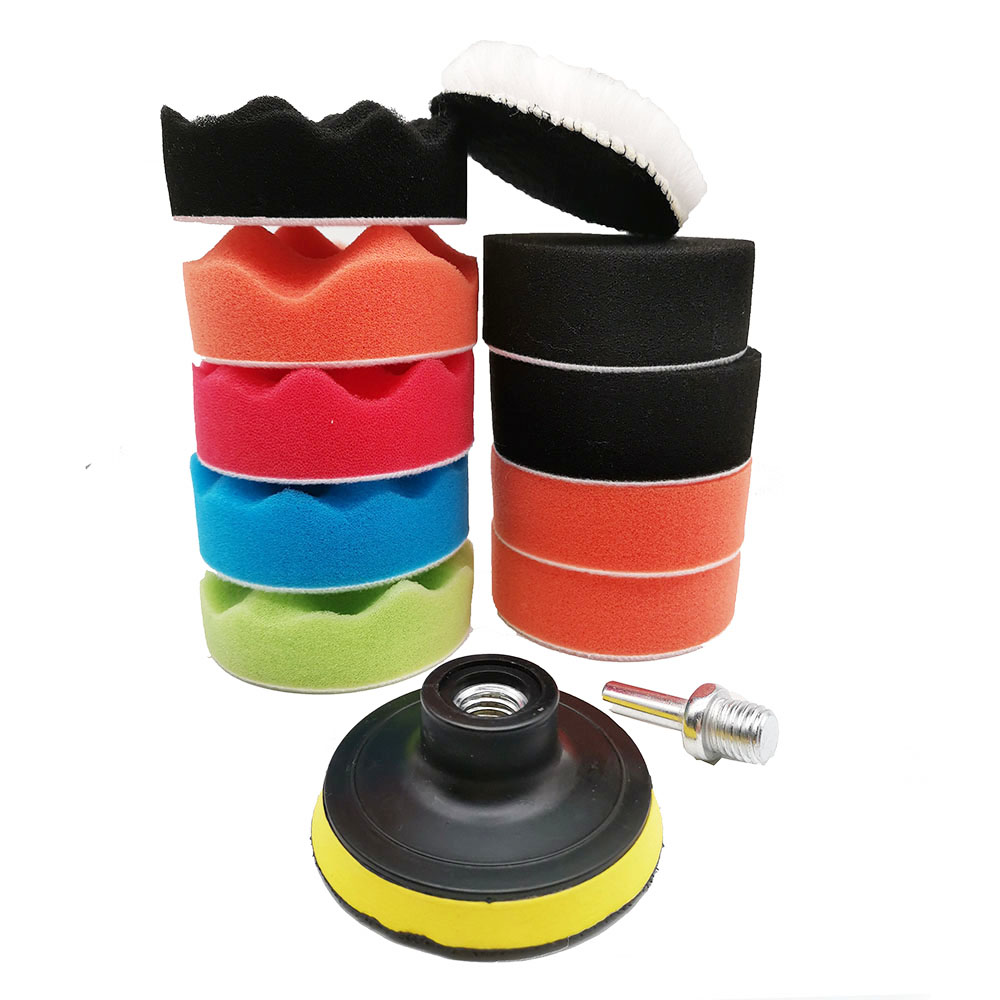 12pcs Car Polish Pad Self-Adhesive Buffing Waxing ... – Vicedeal