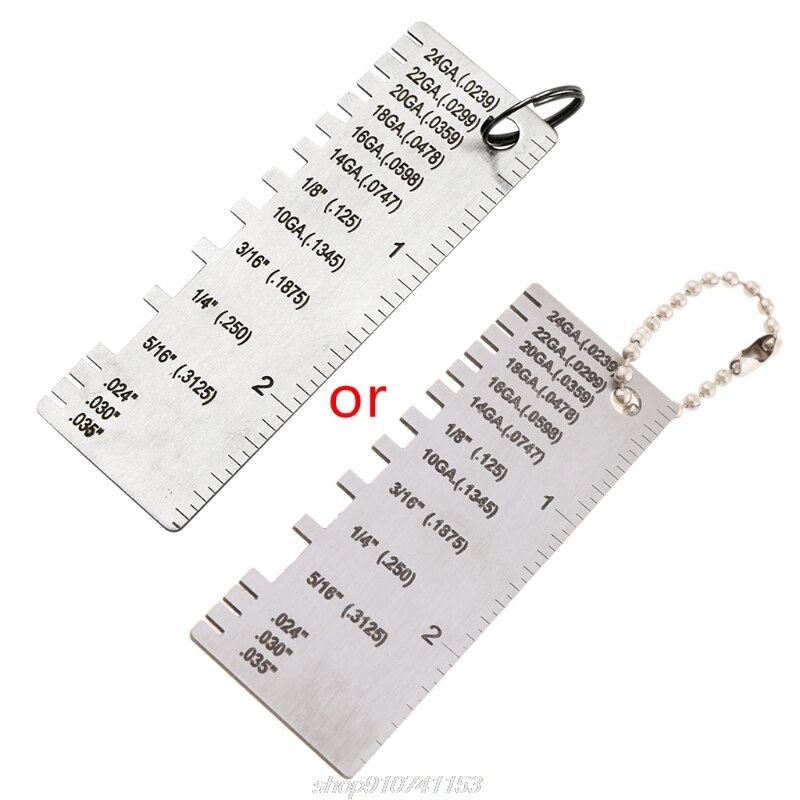 Stainless Steel Thickness Gauge Weld Inspection Ru... – Grandado