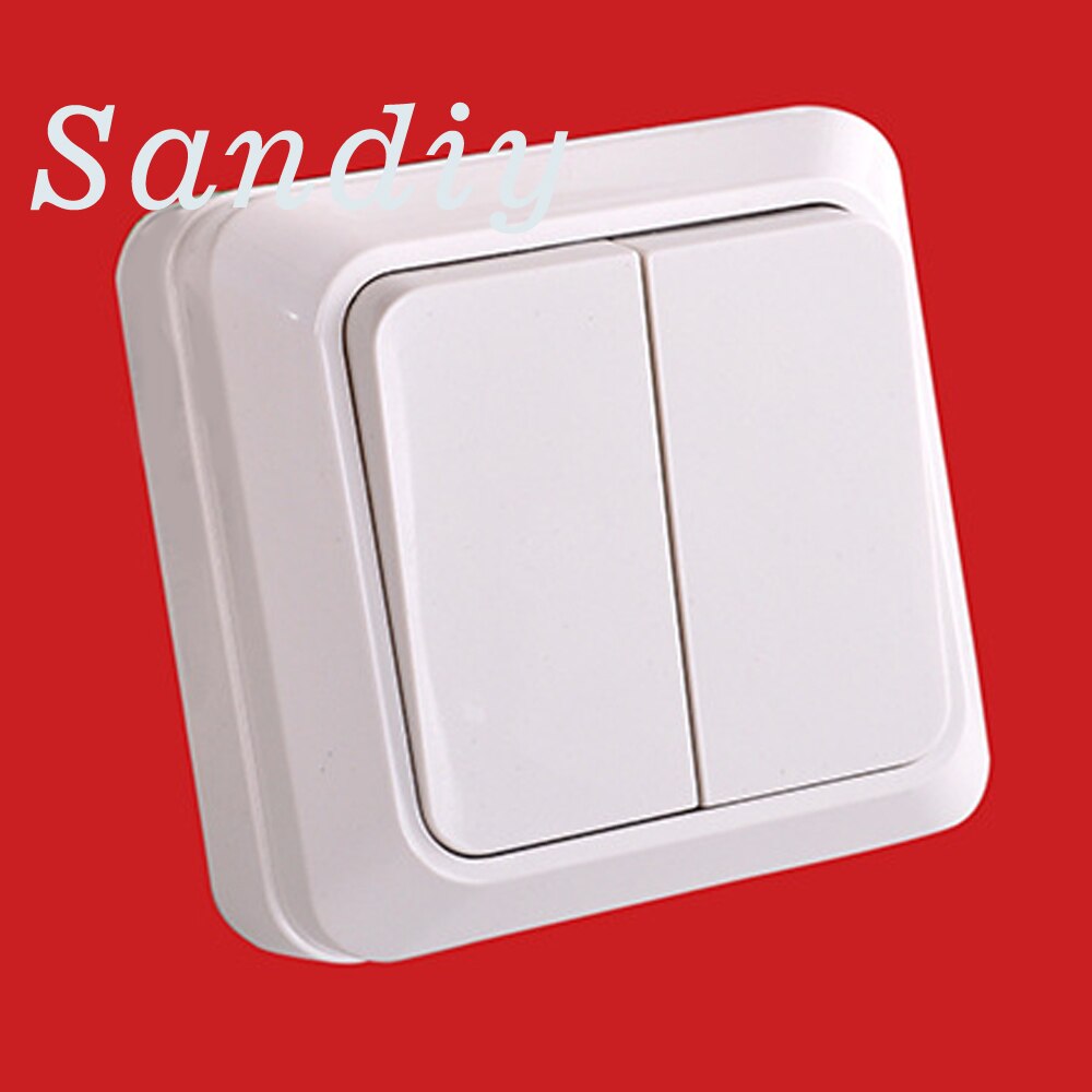 Wandschakelaar 10A Eu 1/2 Gang 1/2 Manier Direct G... – Vicedeal