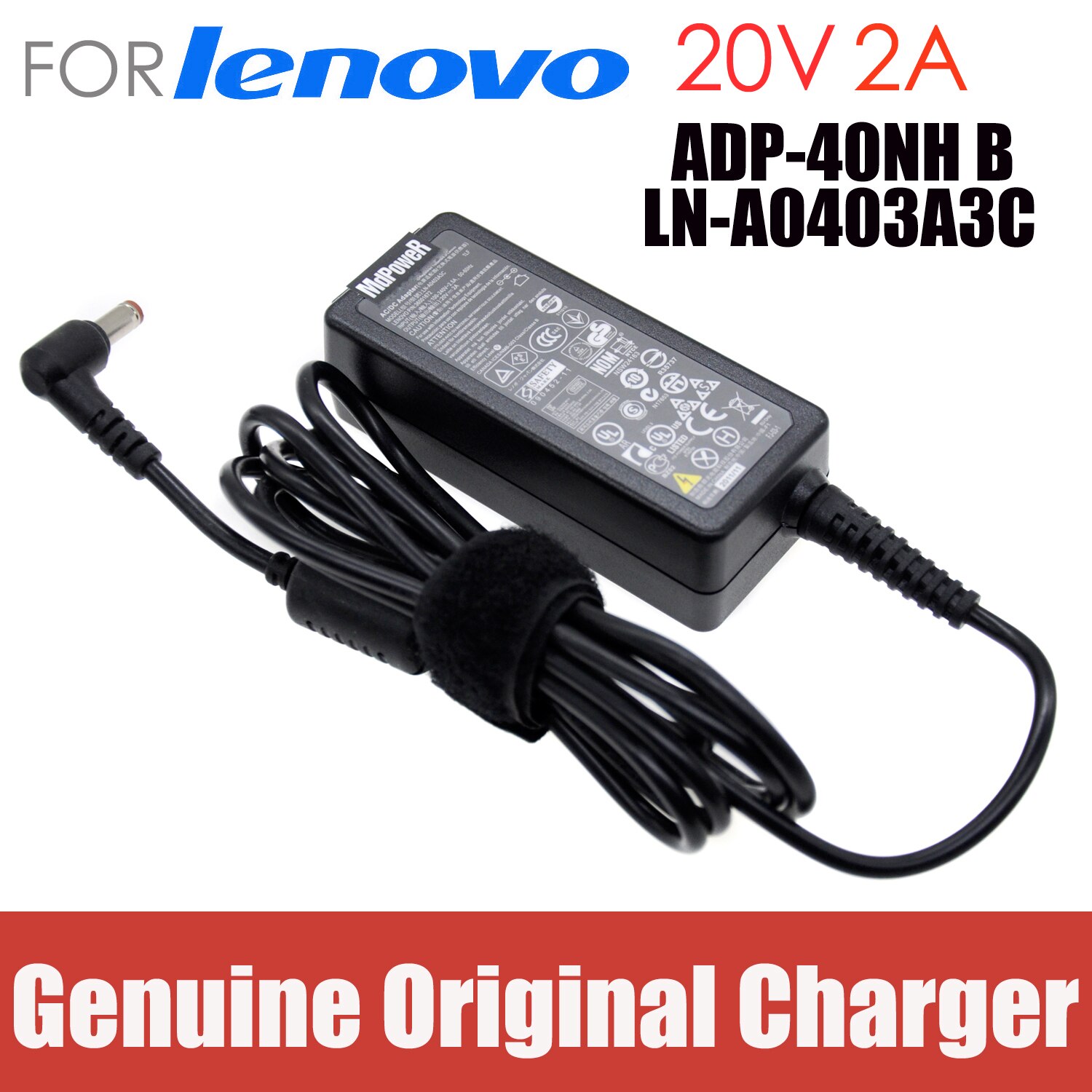 Originele 20V 2A 40W Voor Lenovo Ideapad U300s S40... – Vicedeal