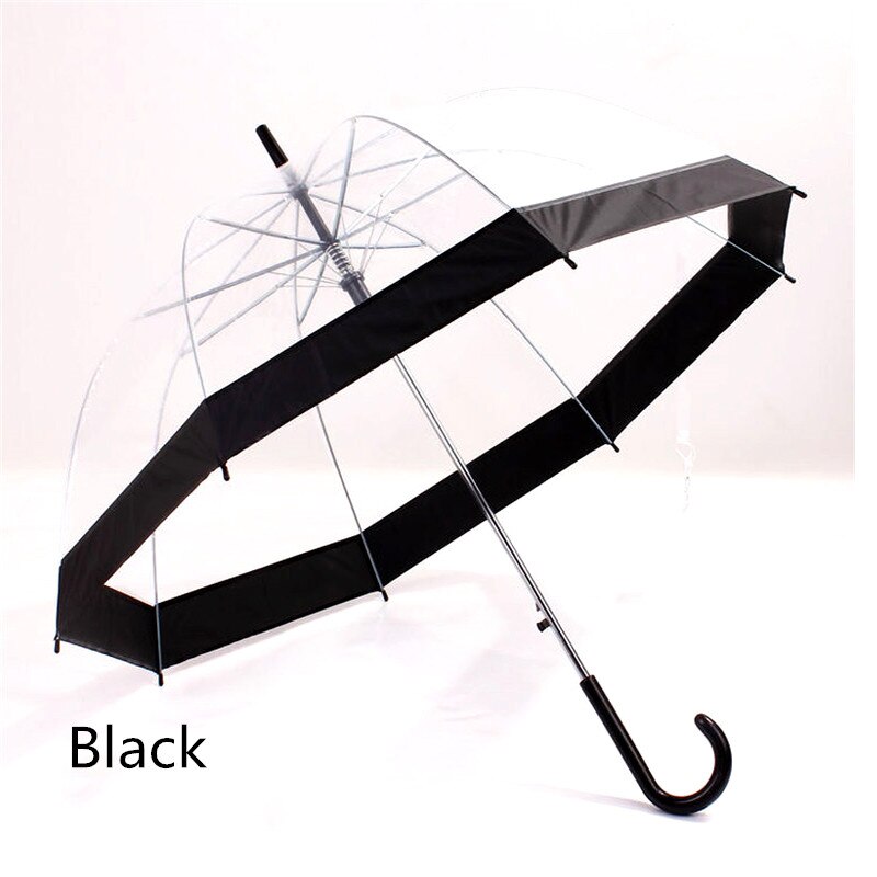 PALONY transparent fashionable printing long bent ... – Grandado