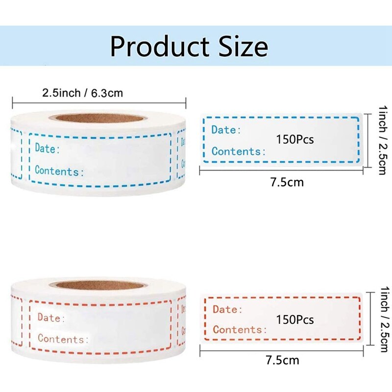 Removable Freezer Labels, Self-Adhesive Food Stora... – Grandado