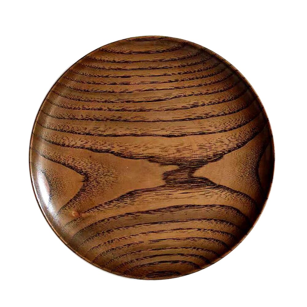 Ronde Houten Plaat Set Natuurlijke Acacia Hout Sch... – Vicedeal