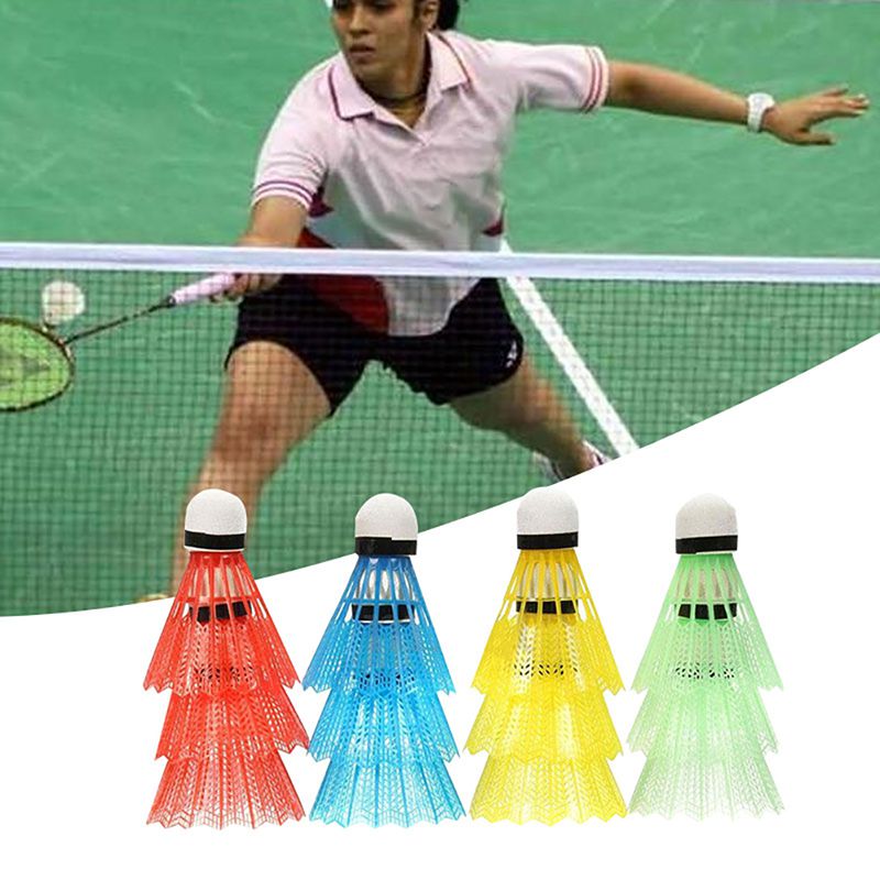 12pcs/set Colorful Shuttlecock Portable Plastic Tr... – Grandado