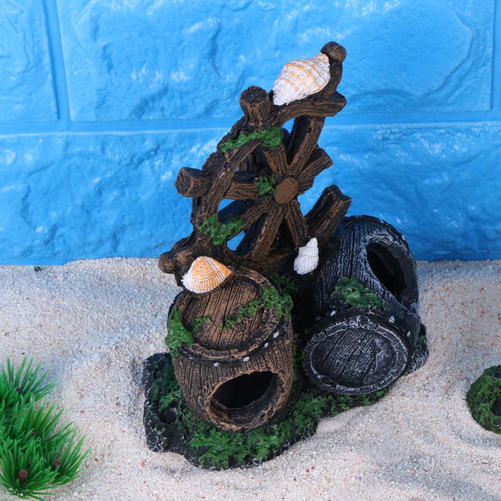 Resin Artificial Aquarium Easter Island Statue Dec... – Grandado