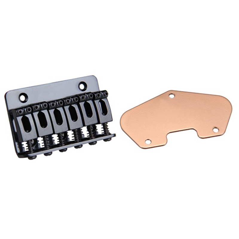 1Pcs 6 Saddle Hardtail Bridge Electric Guitar Brid... – Vicedeal