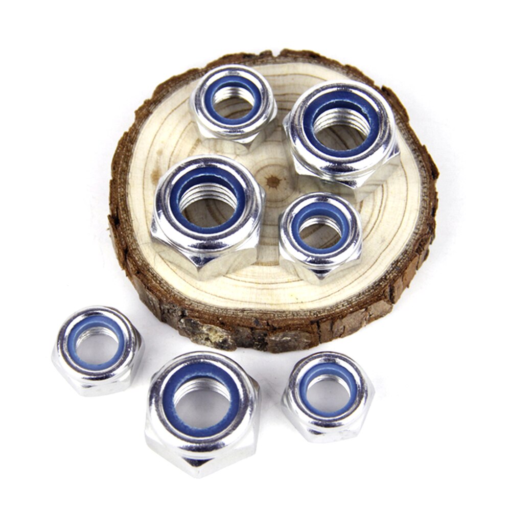 20Pcs Hex Lock Nuts M3 M4 M5 M6 M8 M10 M12 M16 to ... – Grandado