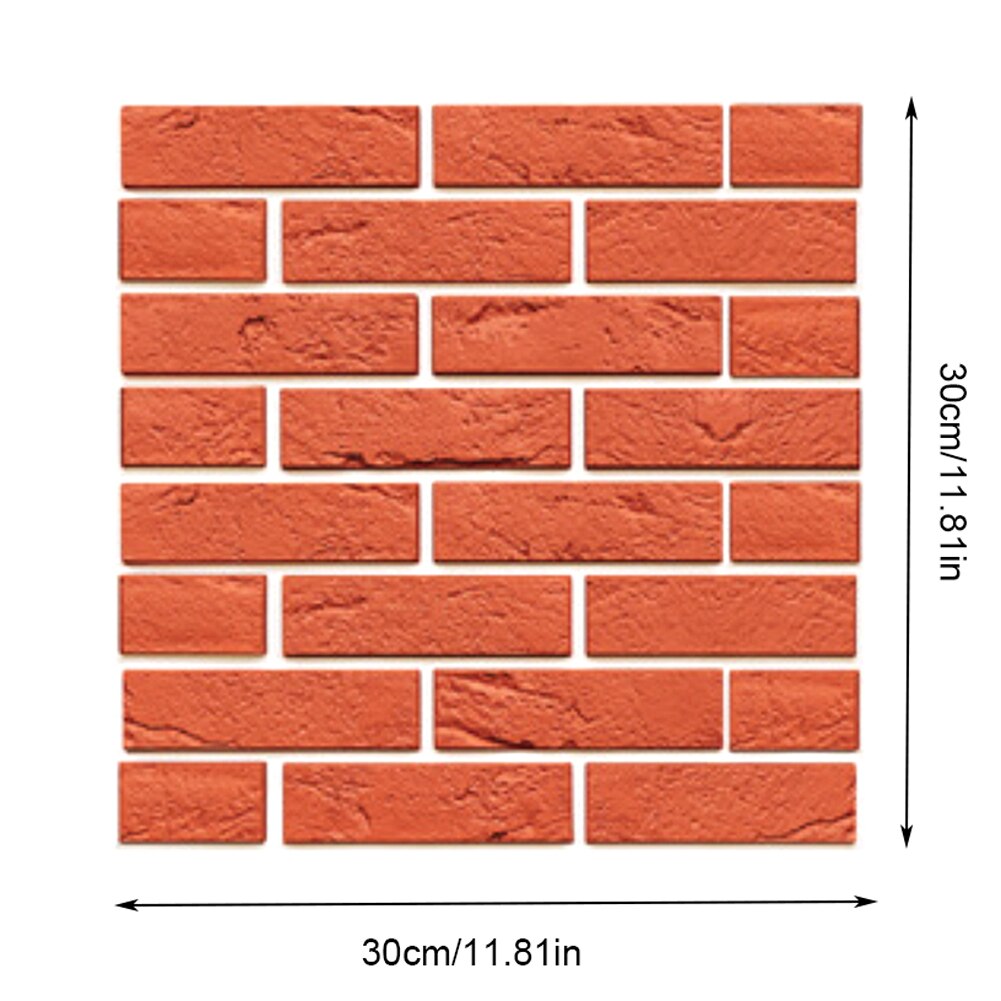 12Pcs 3D Wall Tile Stickers Waterproof Soundproof ... – Grandado