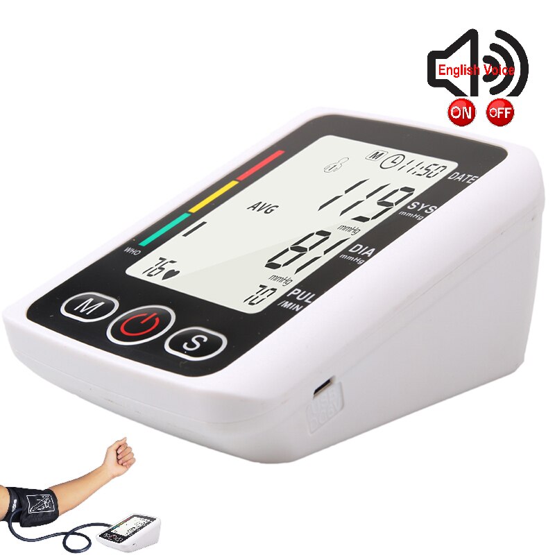 Sphygmomanometer arm type home automatic monitorin... – Vicedeal