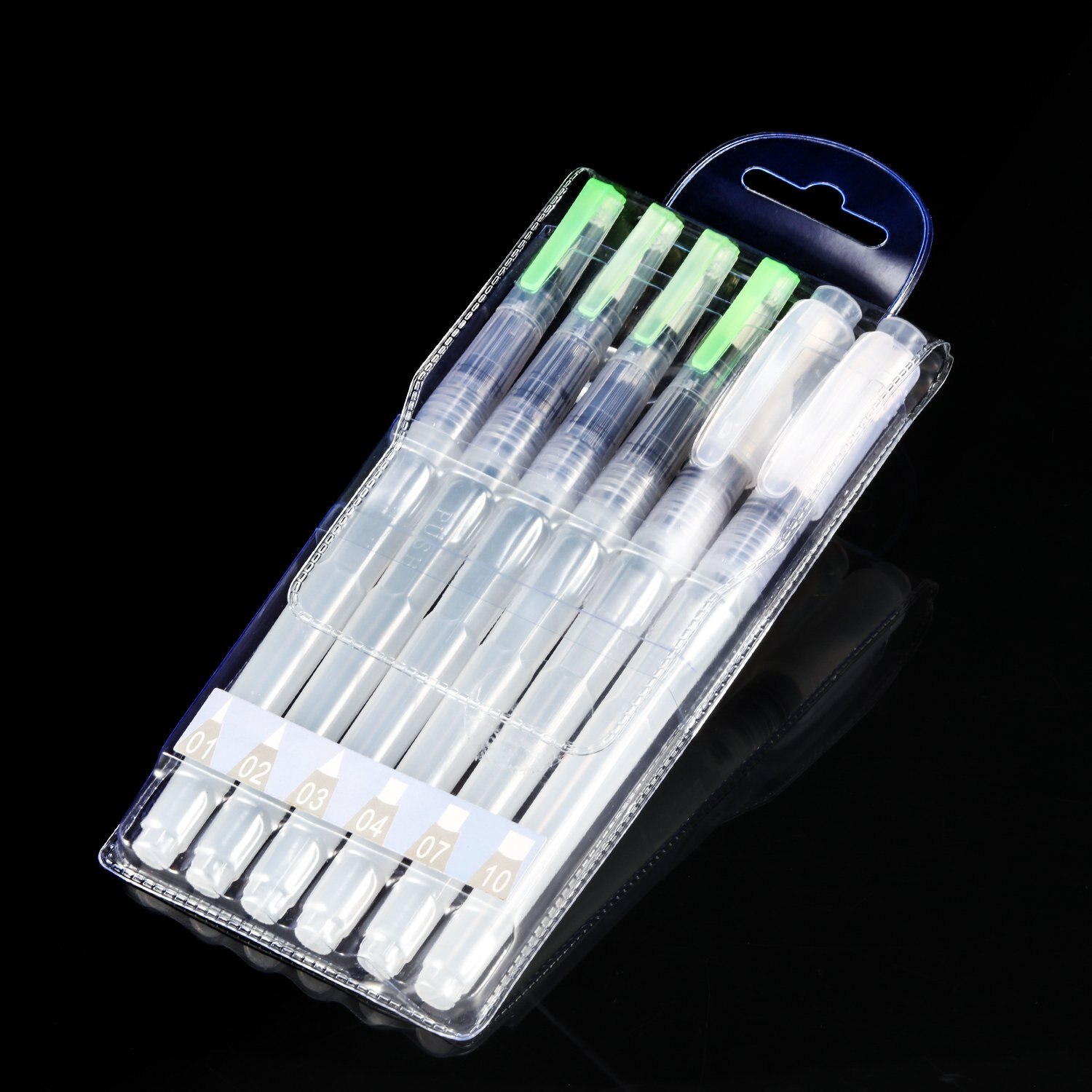 Aquarell Pinsel Stift 6 Stck sortiert Pinsel Tipps... – Grandado