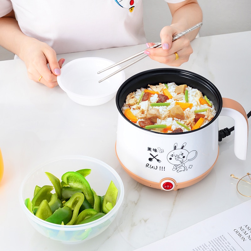 Electric Mini Rice Cooker 1.8L Non-stick Cooking M... – Grandado