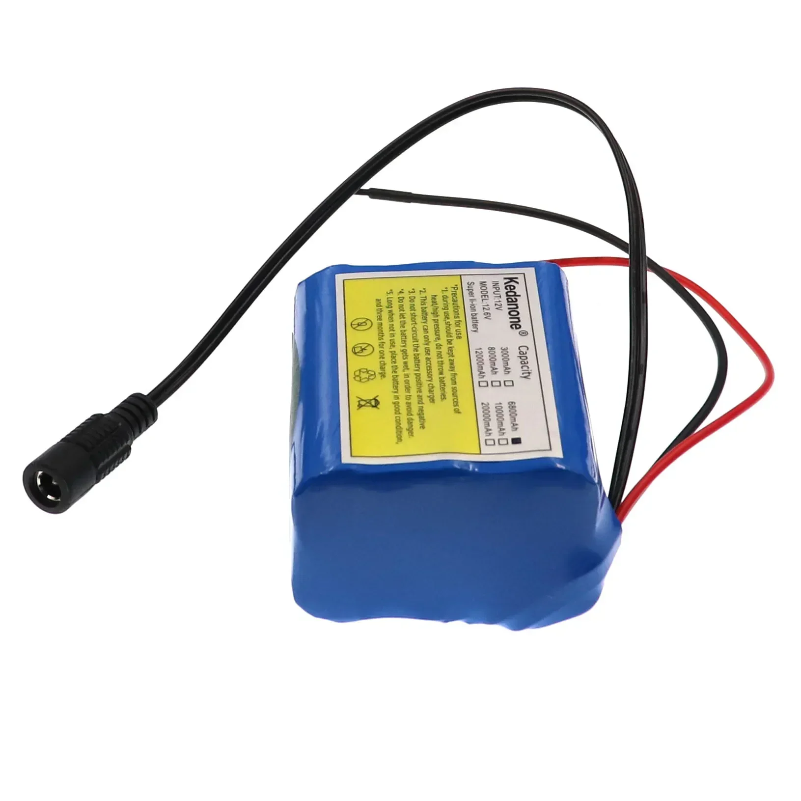 12V 6800mah battery 18650 Li-ion 6.8 Ah Rechargeab... – Grandado