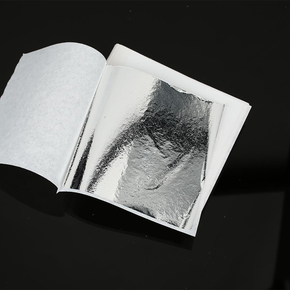 Silver Gilding Craft Paper Silver Foil Paper Leaf ... – Grandado