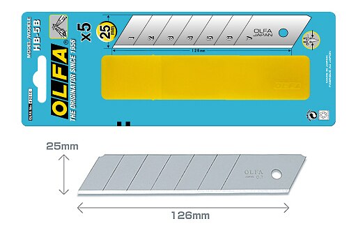 MADE IN JAPAN OLFA Blades 25mm Extra Heavy-Duty Sn... – Grandado